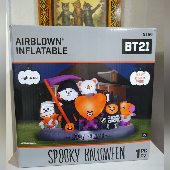 Holiday | Bt21 Line Friends Spooky Halloween 85 Airblown Inflatable Nib ...